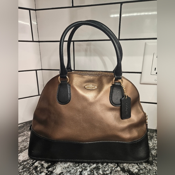 Coach | Bags | Coach Elegant Black And Brown Womens Handbag | Poshmark